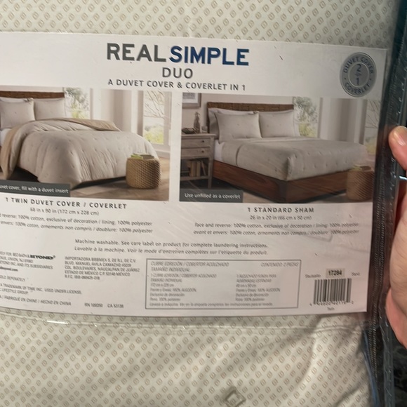 Real Simple | Bedding | Real Simple Duvet Covercoverlet | Poshmark